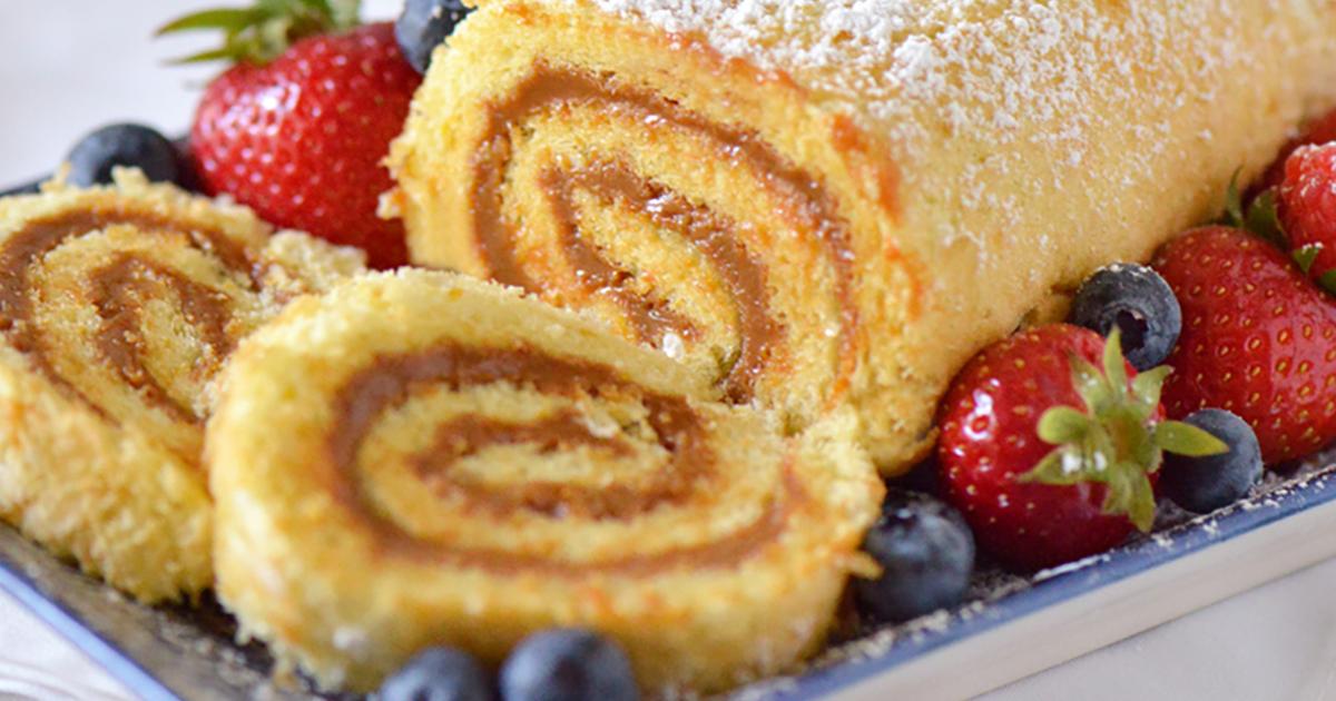 Postres Peruanos Pionono